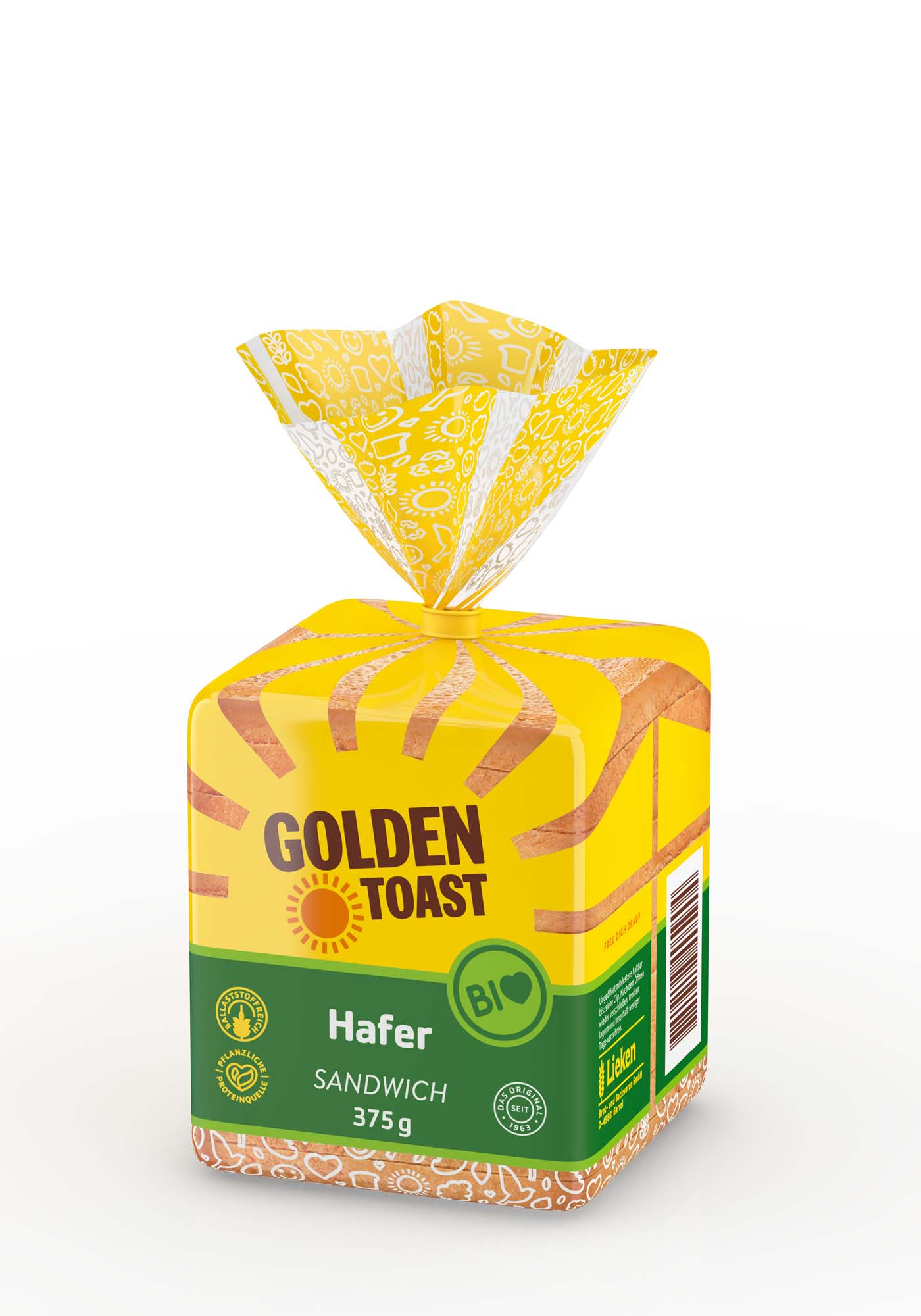 Golden Toast Bio Hafer Sandwich 375g - Sport-Duffelbags für Reisen ...